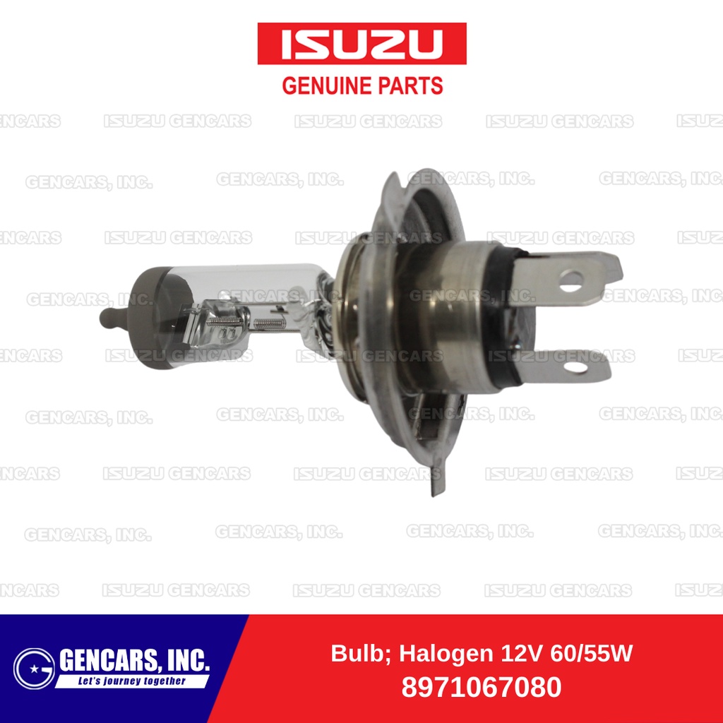 Isuzu Bulb; Halogen 12V 60/55W for Dmax 2020- '22 (8971067080) (Genuine ...