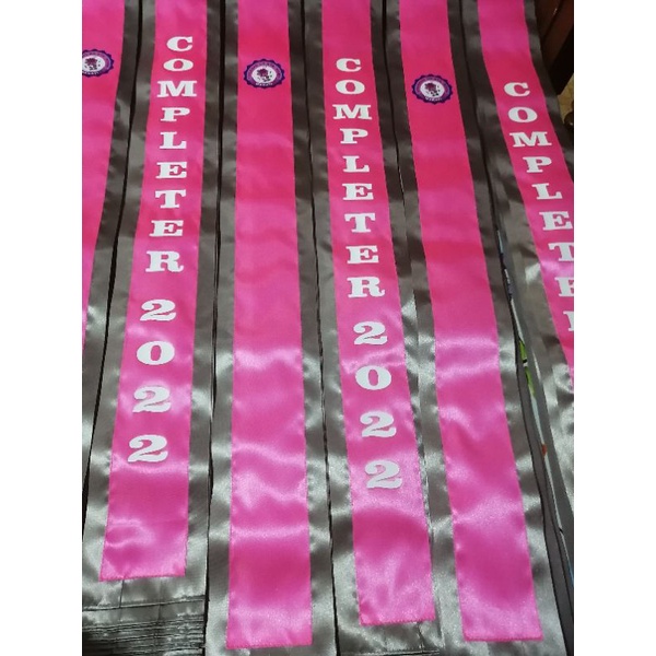 Completer Sash School Sash For Graduation | Shopee Philippines