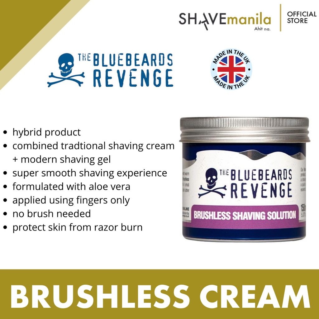 Brushless Shave Cream by The Bluebeards Revenge | Shopee Philippines
