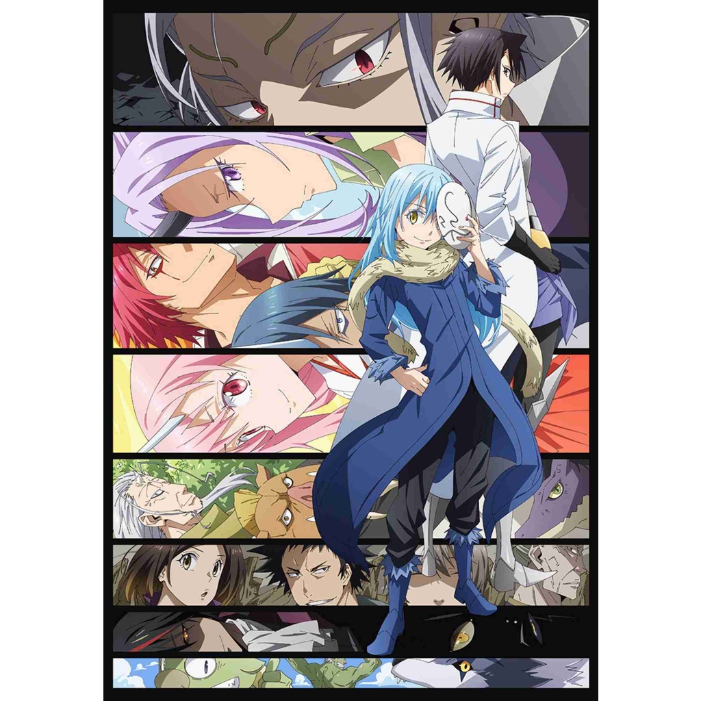 The Time I Got Reincarnated As A Slime Anime Poster A4 Size | Shopee ...