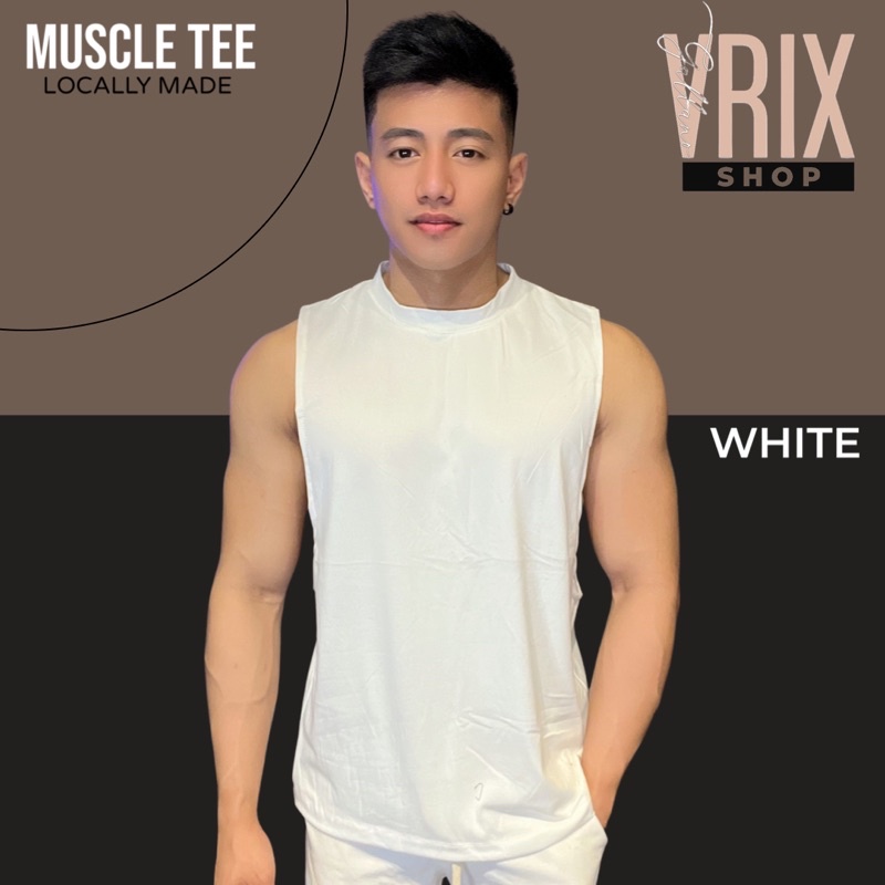 PREMIUM QUALITY MUSCLE TEE (UNISEX) | Shopee Philippines