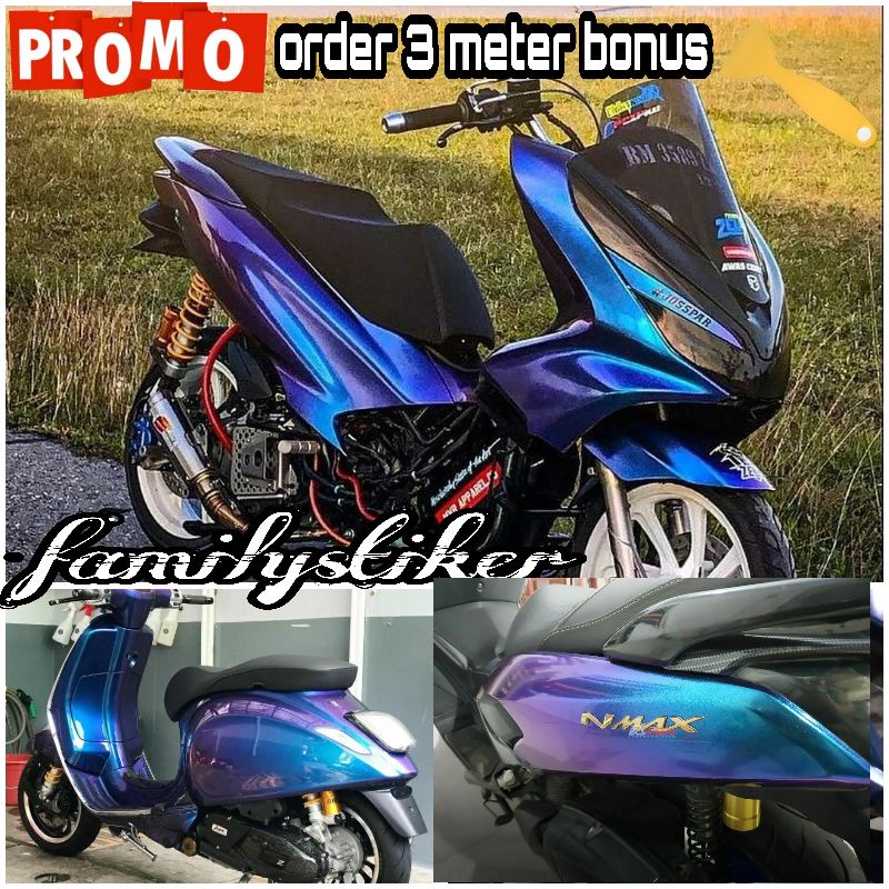 Chameleon Scots Sticker Chameleon Motorcycle Sekotlet Sticker | Shopee ...