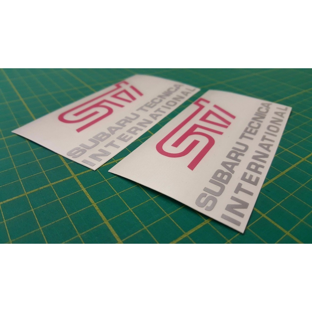 2Pcs/Pair Subaru Impreza STI GC8 Fog Cover decals stickers graphics ...