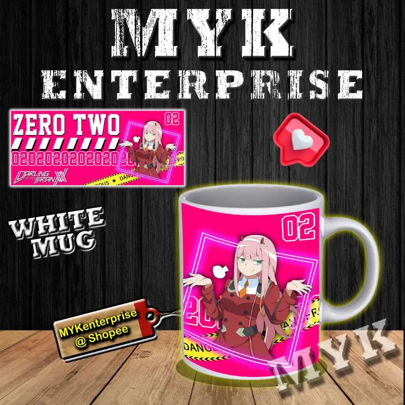 zero two darling in the franxx anime mugs | Shopee Philippines