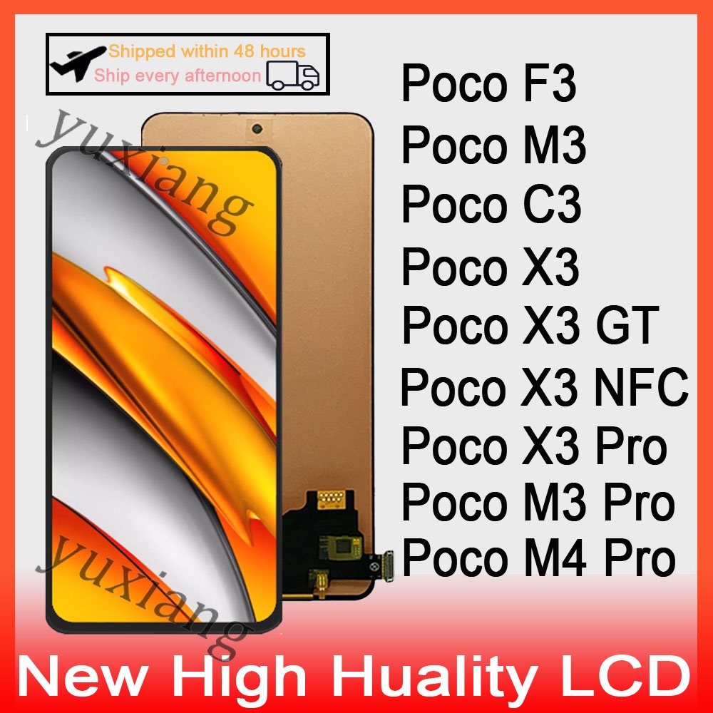 Original For Poco X3 Pro F1 F3 NFC X3 GT X4 GT C40 C65 M3 Pro M4 Pro M4 ...