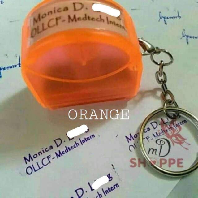 Personalized Neon Self Inking Name Stamp (free layout) | Shopee Philippines