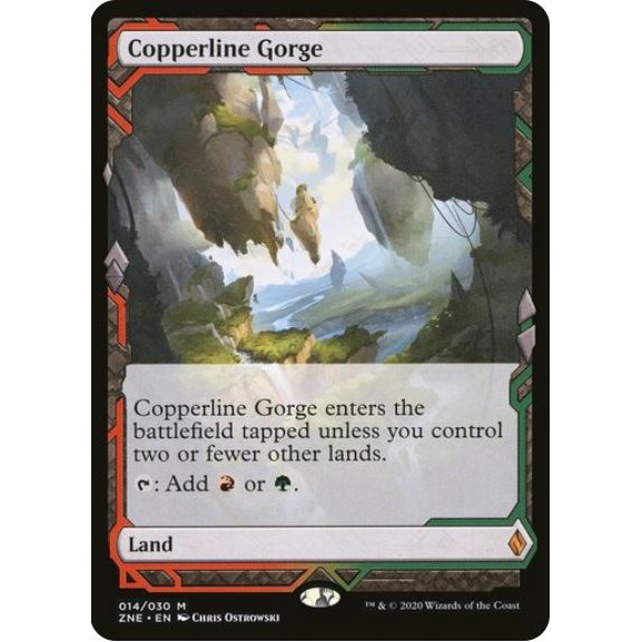 Magic the Gathering | Copperline Gorge | Shopee Philippines