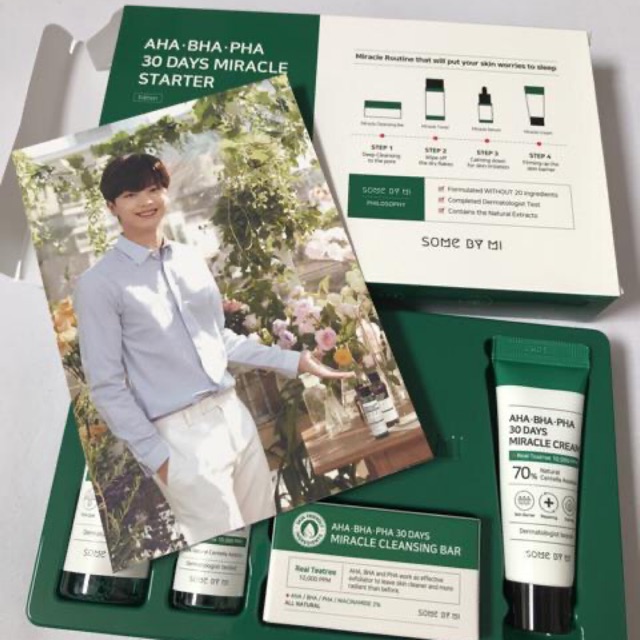 100% Original Somebymi Aha / Bha / Pha 30 Days Miracle Starter Kit 4 ...