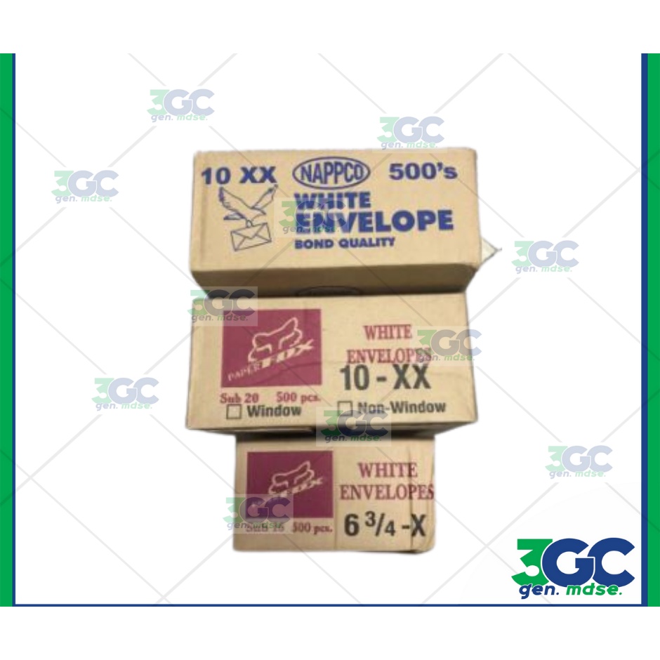 Classic White Mailing Envelopes - No Window - Short or Long Size - 50 ...