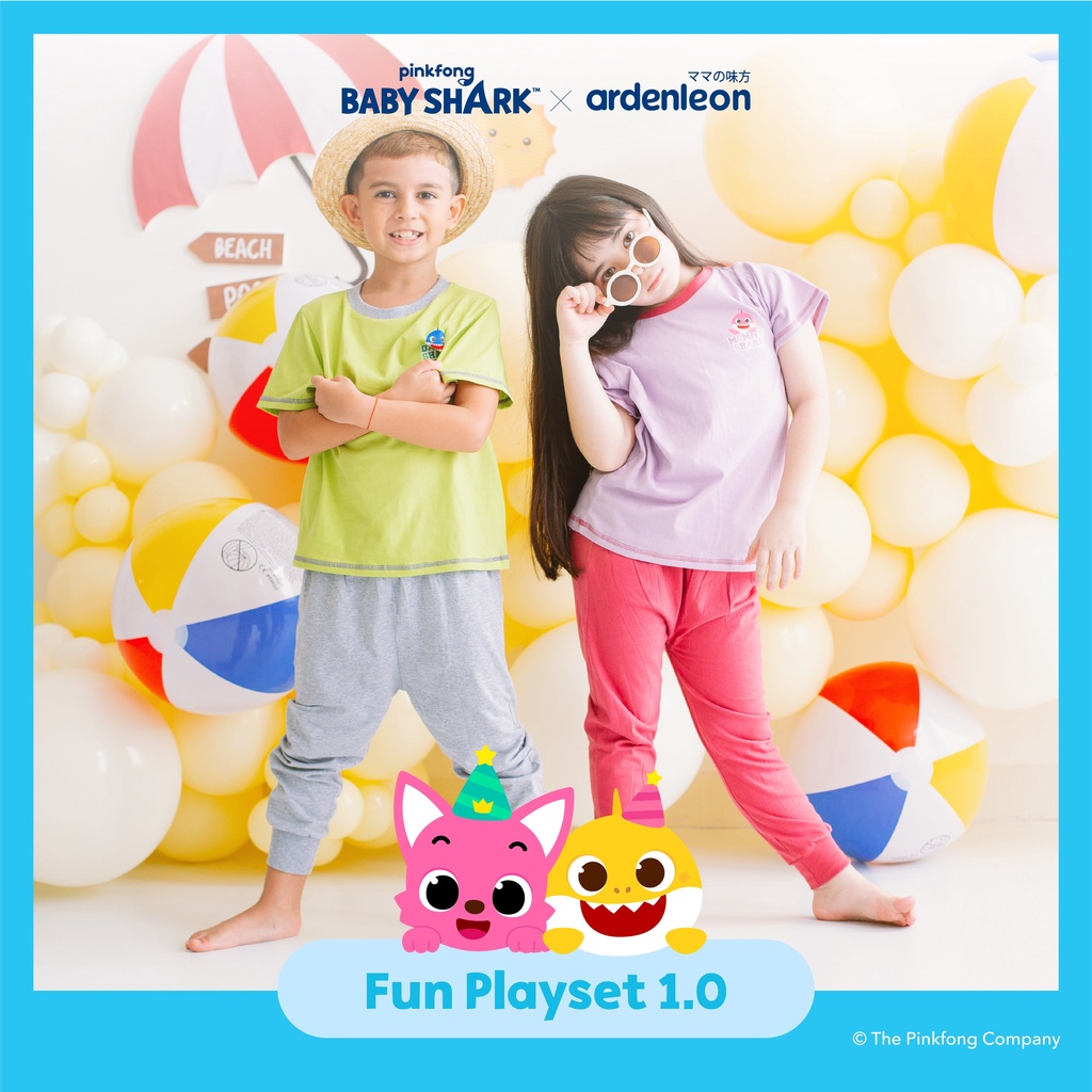 Ardenleon Kids Suit Pinkfong Baby Shark Fun Playset 1.0 | Shopee ...