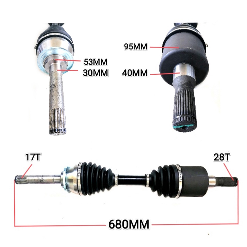 DRIVE SHAFT ASSEMBLY CHEVROLET COLORADO FRONT LH/RH Replacement Part No ...