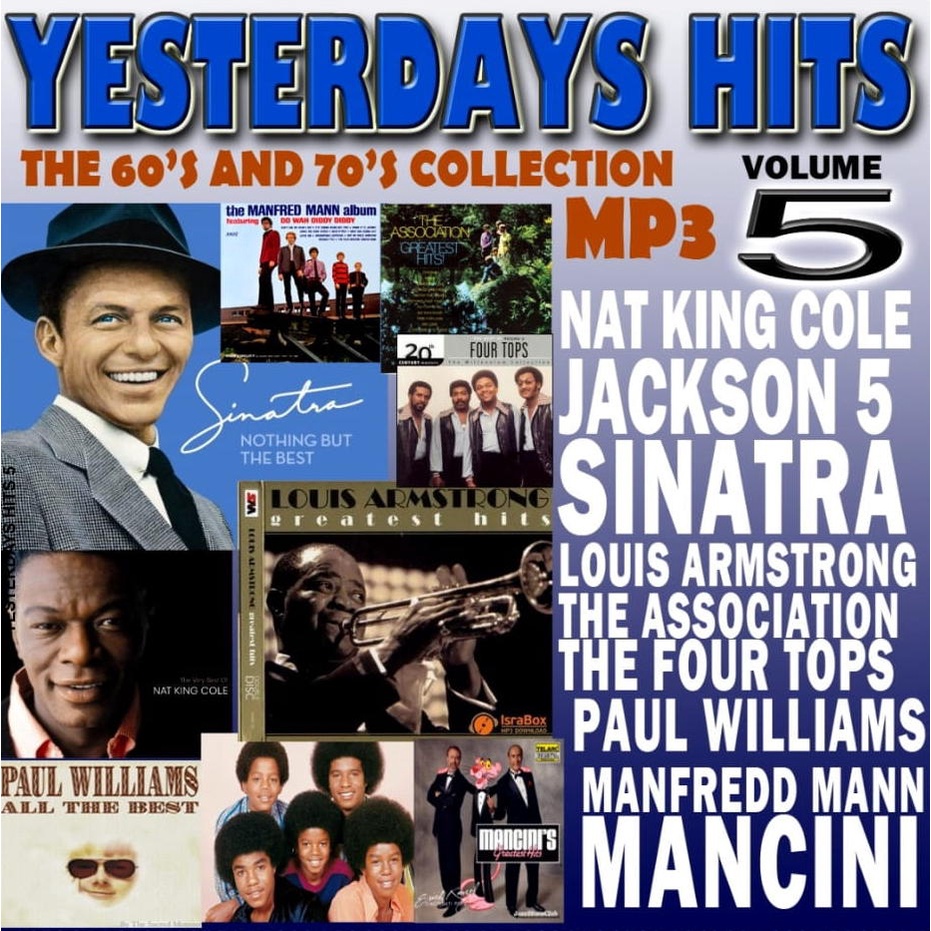 YESTERDAYS HITS 5 MP3 music CD for PCCDROM and compatibles | Shopee ...