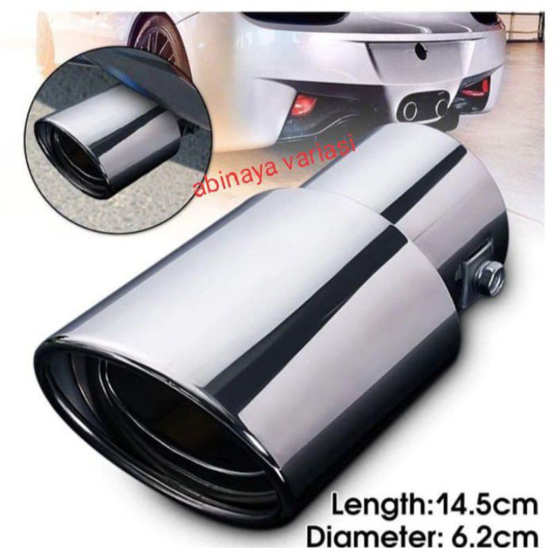 Car Mufler ALL NEW AVANZA XENIA VELOZ Stainlis Exhaust Tip | Shopee ...