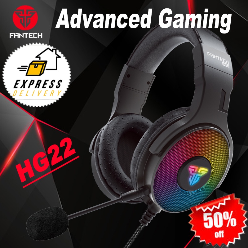 Fantech HG22 Gaming RGB Headset With Mic / Gaming headset / Listen ...