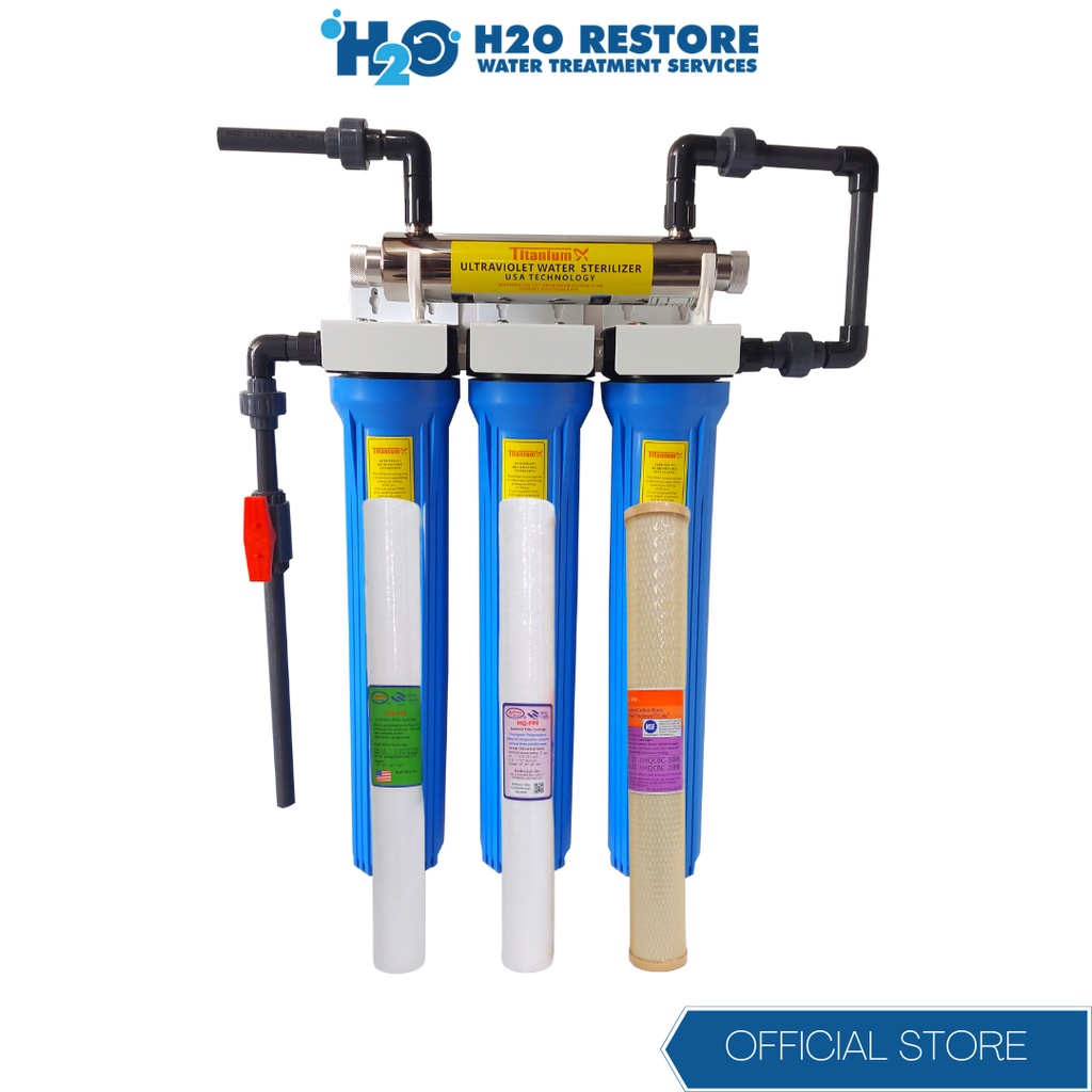 Water Filter System 3 Stages Basic Water Filter Setup With Uv Light And ...