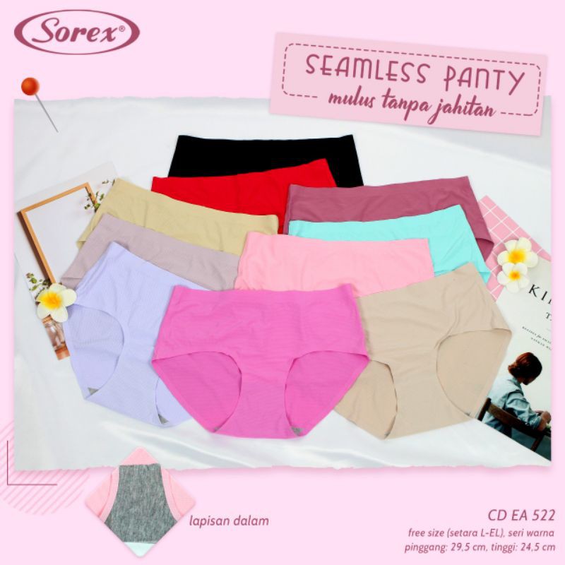 SOREX Ea522 Seamless CD Panties (Fit to XL) | Shopee Philippines