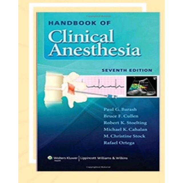 Handbook of Clinical Anesthesia 7th Edition Vol 1&2 - Barash (Medical ...