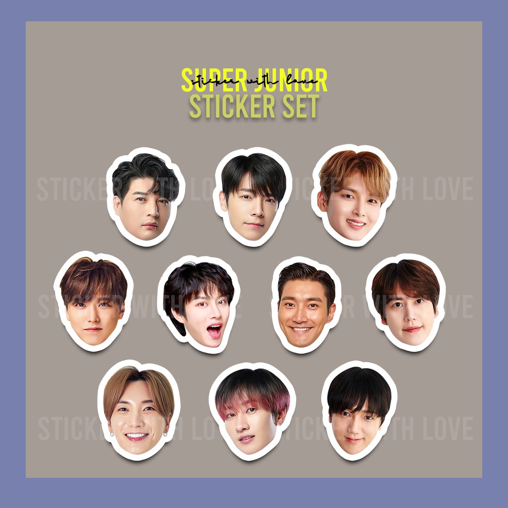 SUPER JUNIOR Sticker Set | Shopee Philippines