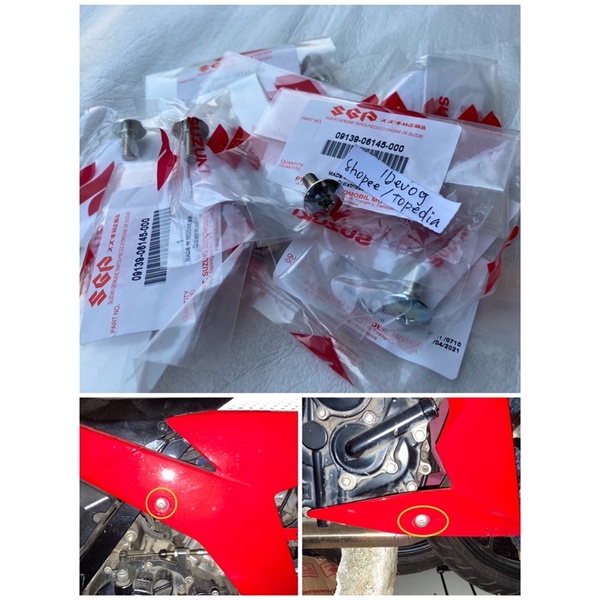 Satria Fu FI Front Wing Body Bolts Injection Bolt Cowling Raider FI SGP ...