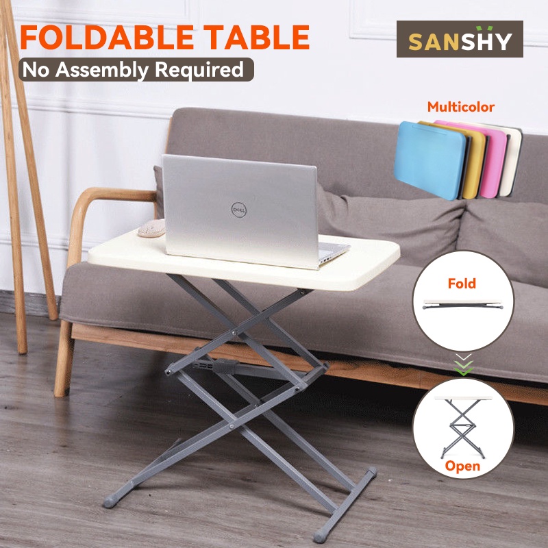 Foldable Table Lifting Table No-installation Bearing 100kg Home ...
