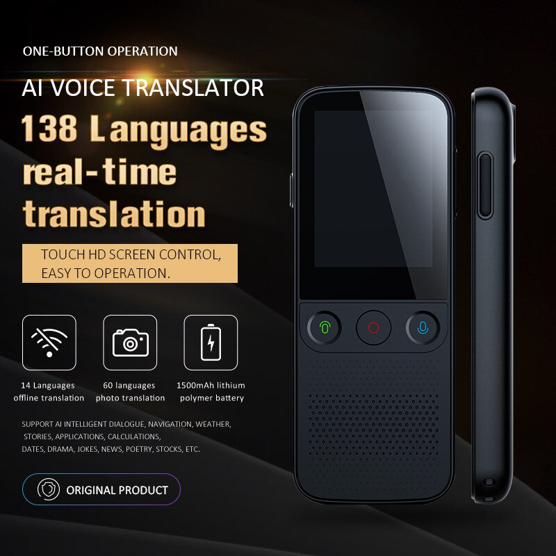 2022 T10 PRO Smart Voice Translator 137 Multi Languages In Real Time Online Instant Off Line ...