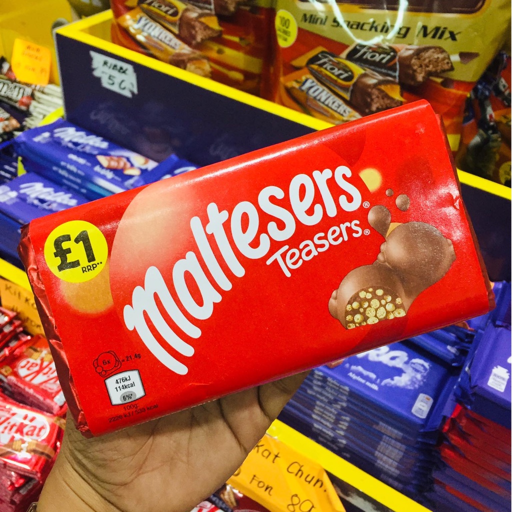 Maltesers Teasers Chocolate Bar | 100g | Shopee Philippines