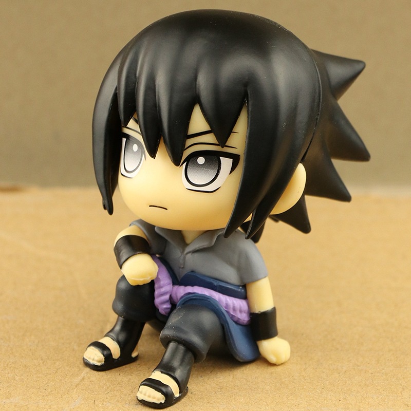 Naruto Q Ver. Naruto Kakashi Sasuke Itachi Sitting Anime Collectible ...