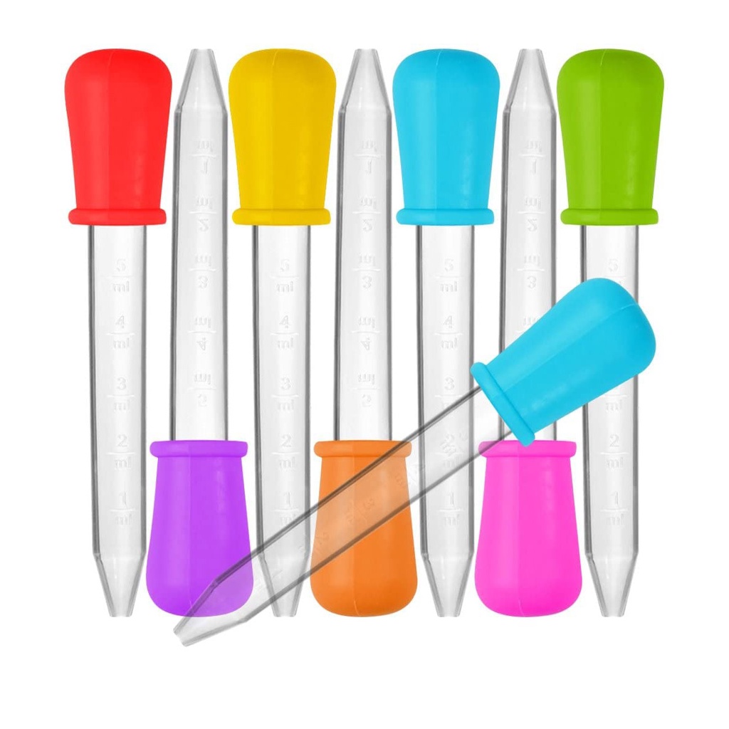 Liquid Droppers Silicone 5ml Clear Liquid Medicine Eye Dropper with ...