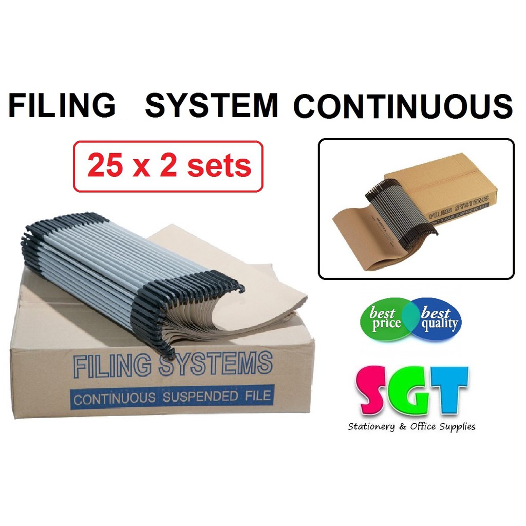 Snowdex Filing System Continuous File ( 50 pcs / Box ) | Shopee Philippines