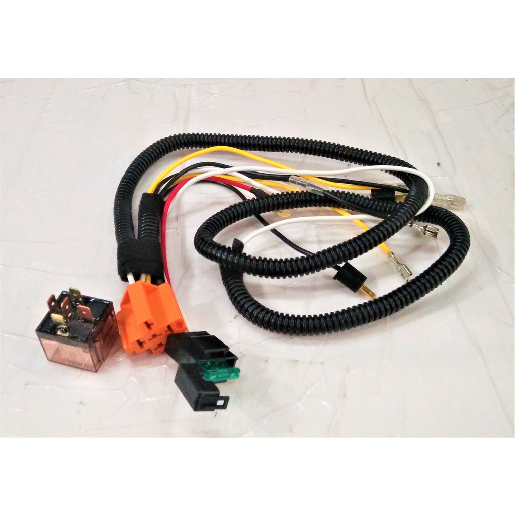motorcycle mini driving light relay and horn relay with fuse box ...