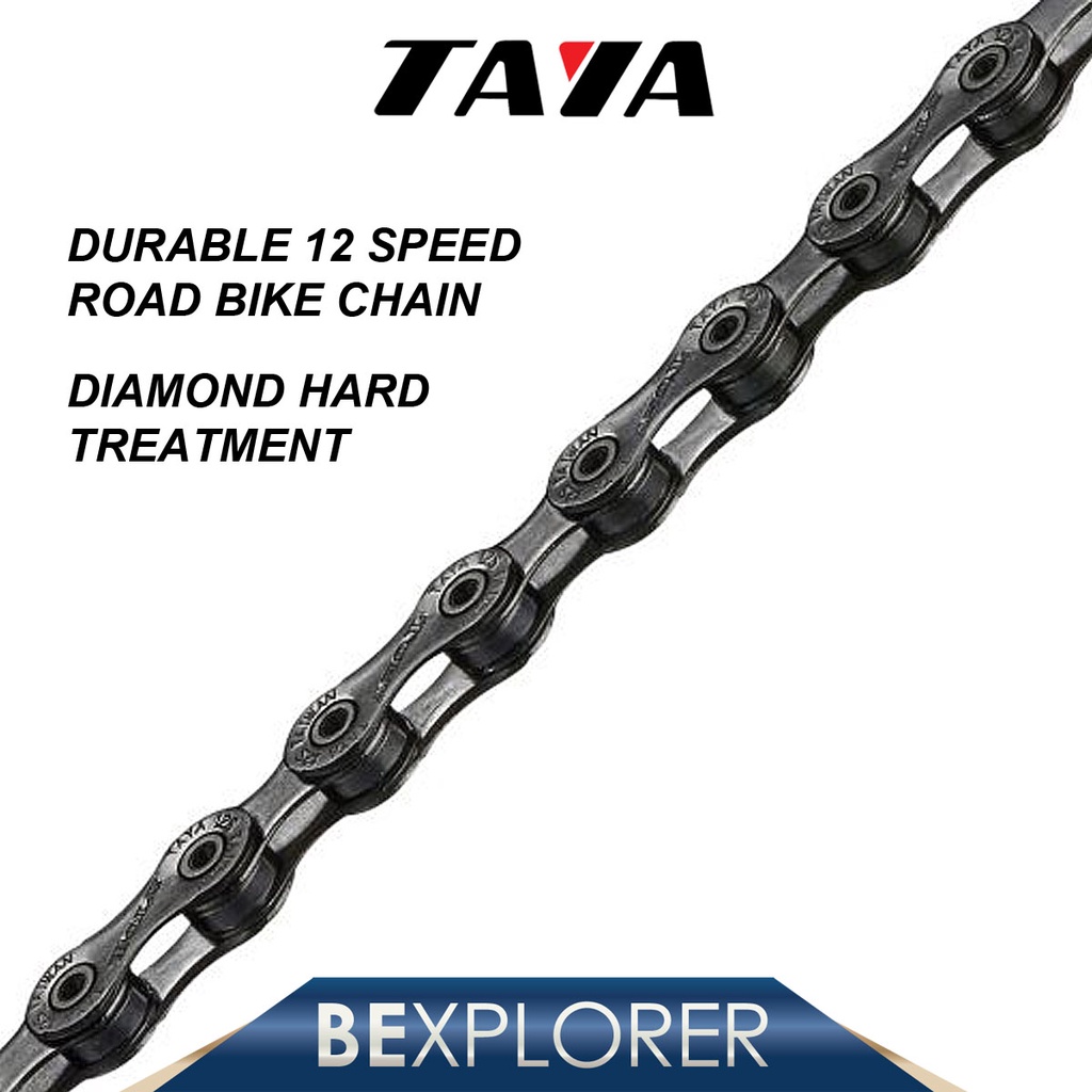 TAYA CHAIN TOLV-121 12 SPEED TI-BLACK DIAMOND COATING | Shopee Philippines