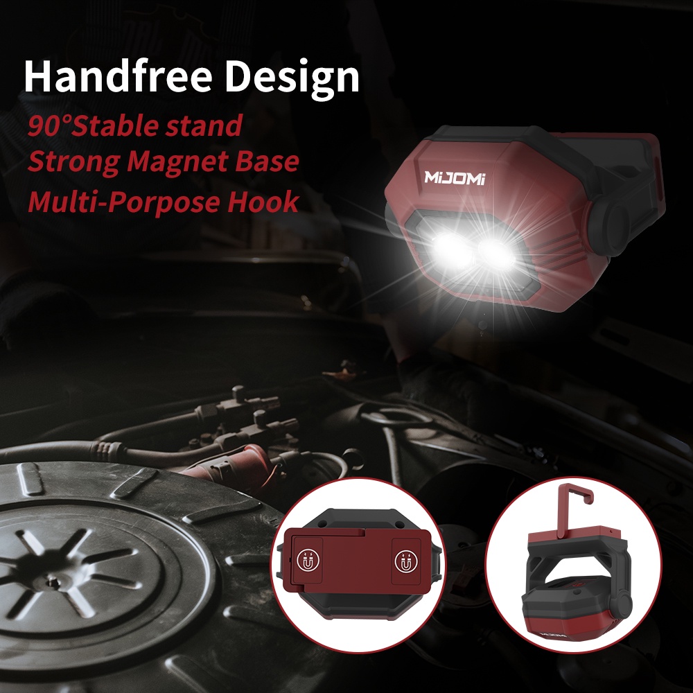 Mijomi W30 Type-C Rechargeable Camping Light 800 Lumens Super Bright ...