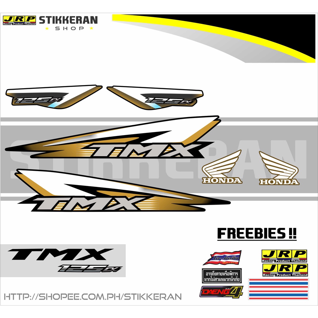 TMX 125 CX ALPHA STOCK DECAL PREMIUM QUALITY | Shopee Philippines