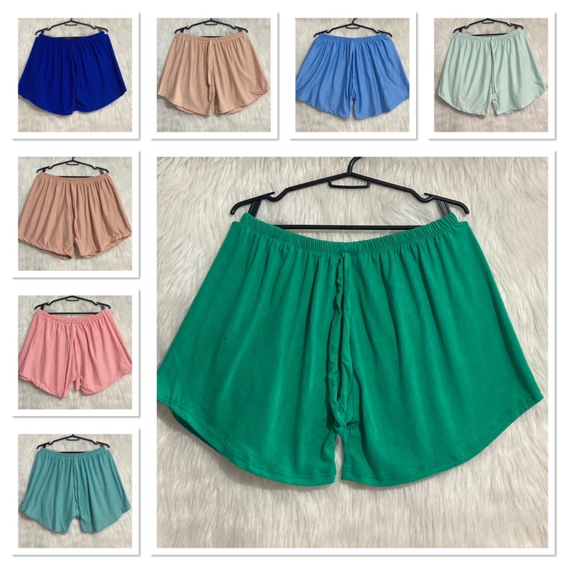 Plain Short Pambahay Plus-Size Upto 42Inches | Shopee Philippines
