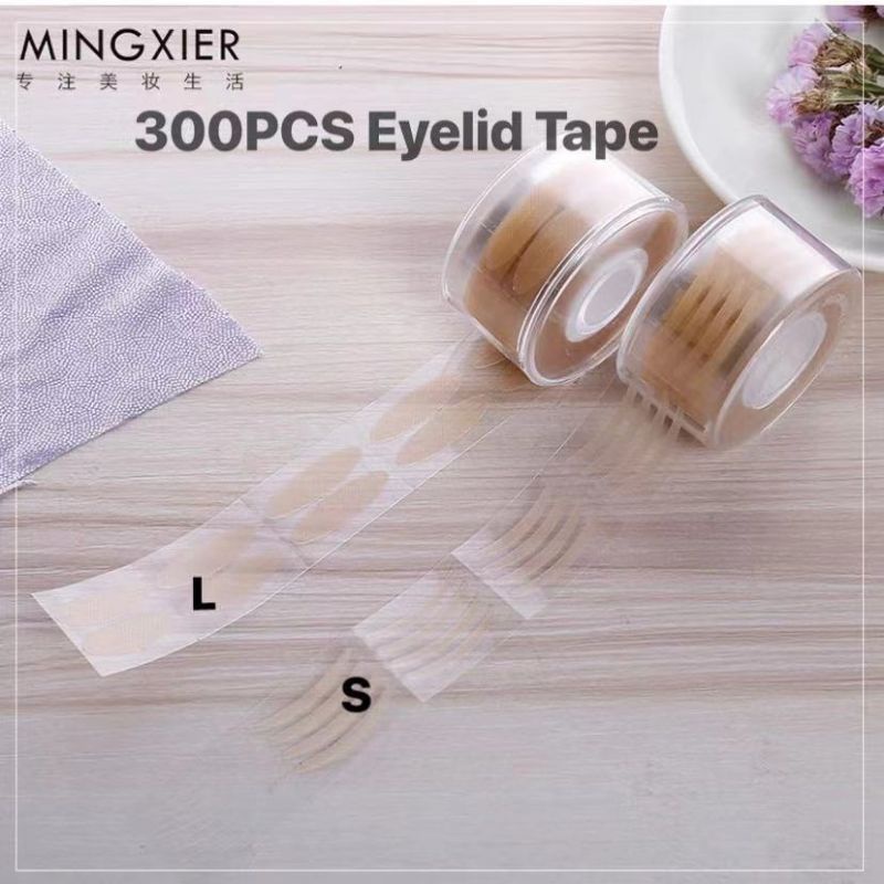 Gauze Mesh Lace Double-fold Eyelid Sticker Transparent Invisible Eyelid ...