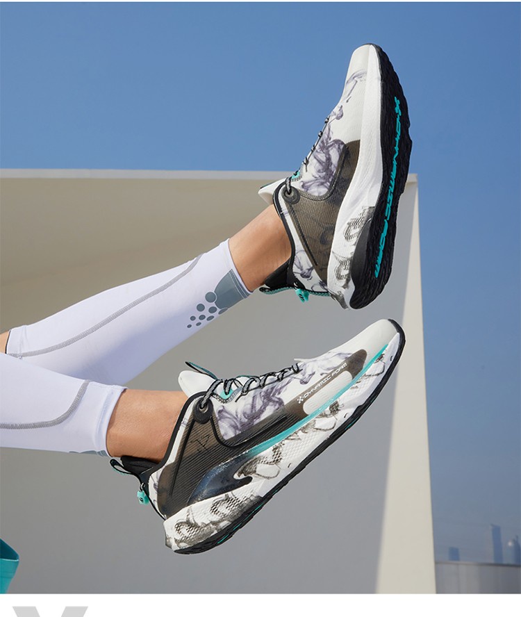 XTEP Dynamic Foam 2T 2022 Men Running Shoes Breathable Shock Absorption ...