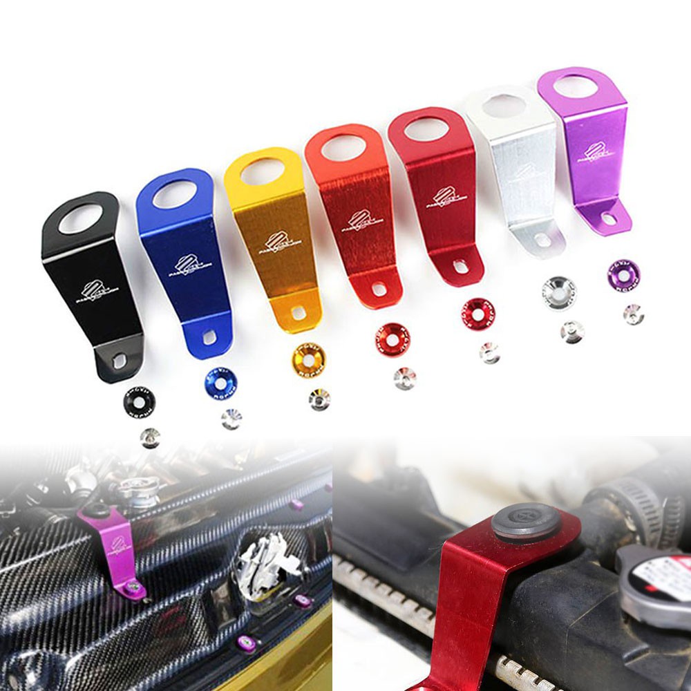 Racing Car Jdm Style Aluminum Radiator Mounting Bracket Kit For Honda ...