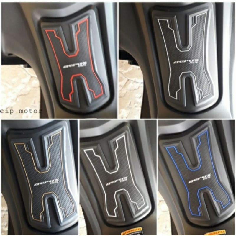 Aerox old And New Aerox 155 2021 Rubber Tankpad Sticker Sticker ...