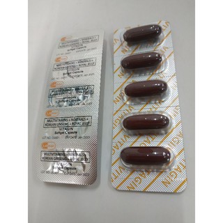 Vitagin Softgel caps (Multivitamins + Minerals +Korean Ginseng+Royal ...