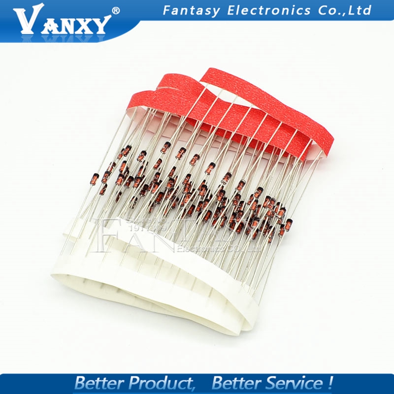 200pcs 0.5W Zener diode 500MW DO-35 1/2W BZX55C 2.4V 2.7V 3V 3.3V 3.6V ...