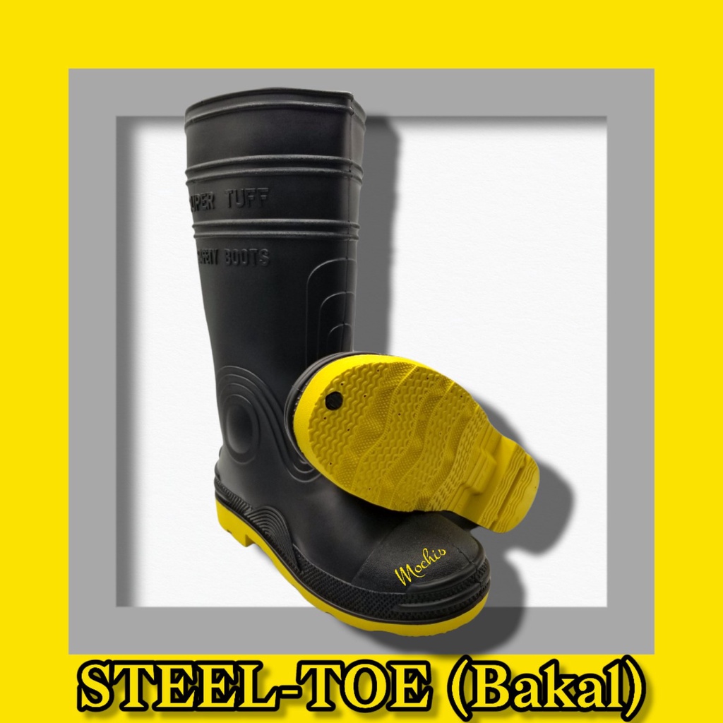 Super Tuff Men's Steel-Toe High-Cut waterproof non-slip safety ...