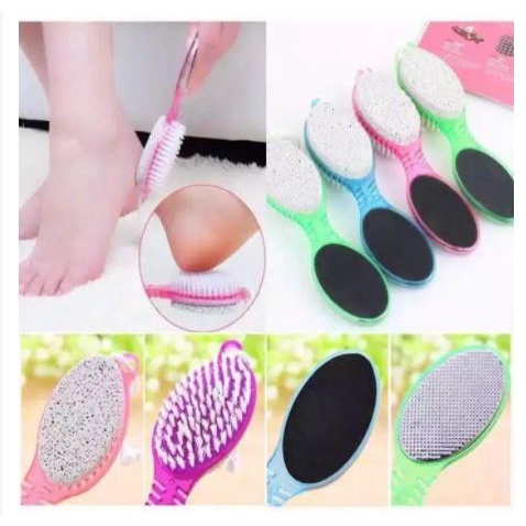 Pedicure 4-Step Pedicure Foot Heel Nail Skin Care Brush | Shopee ...