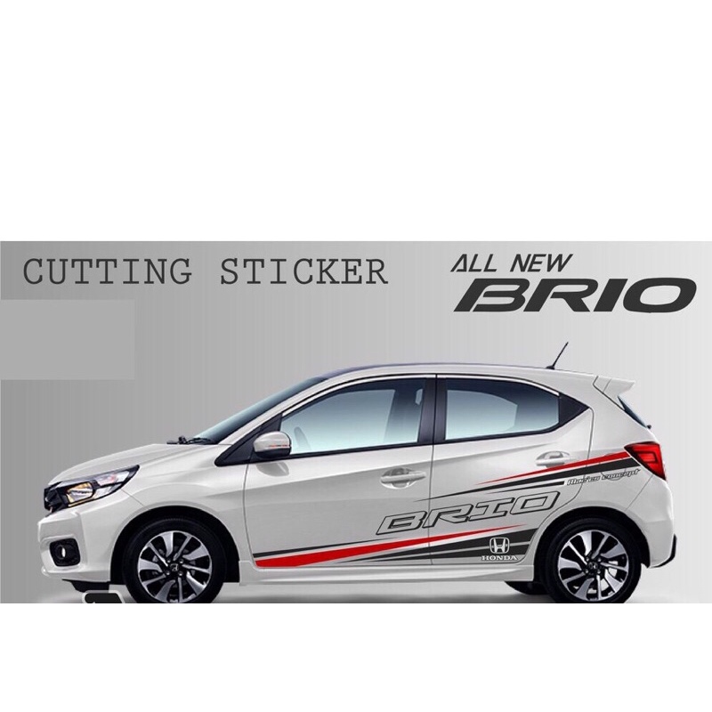 CAR STICKER BRIO CAR BODY LIS CUTTING STICKER | Shopee Philippines