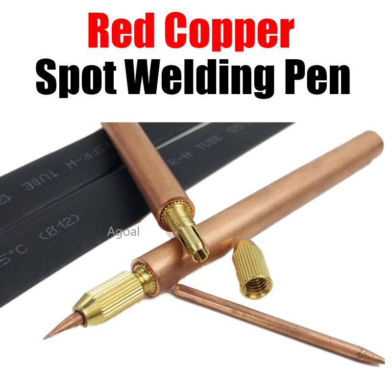 1 Set Spot Welder Copper Handheld Spot Welding Pen Hole Terminal ...