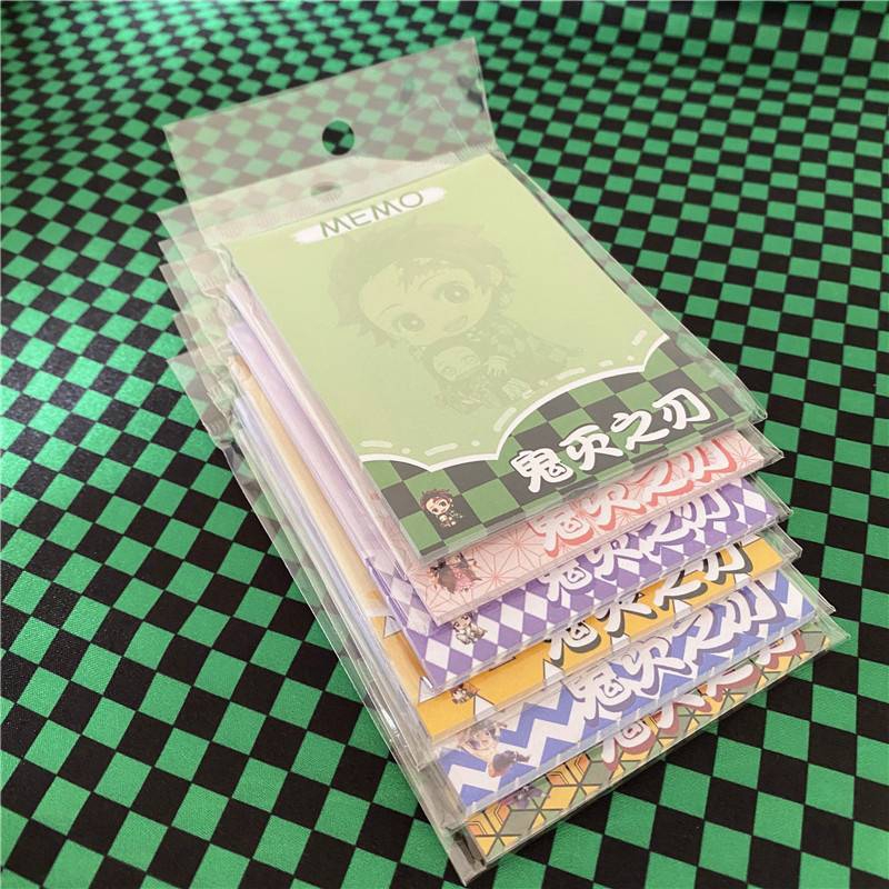 Anime Demon Slayer Kimetsu No Yaiba Kamado Tanjirou Memo Cute Memo Pad ...
