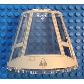LEGO Part: Cone Half 10x5x6 with SW Millennium Falcon Cockpit Pattern ...