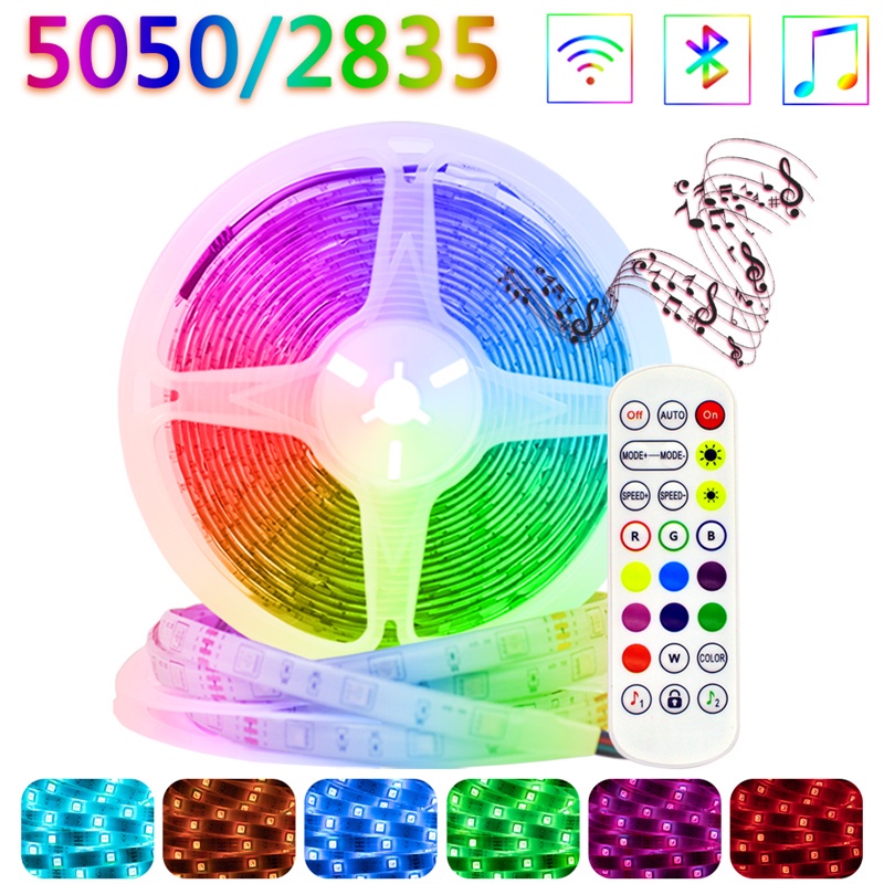 ready stock Waterproof LED Strip Light 2835/5050 RGB lights 12V Smart ...