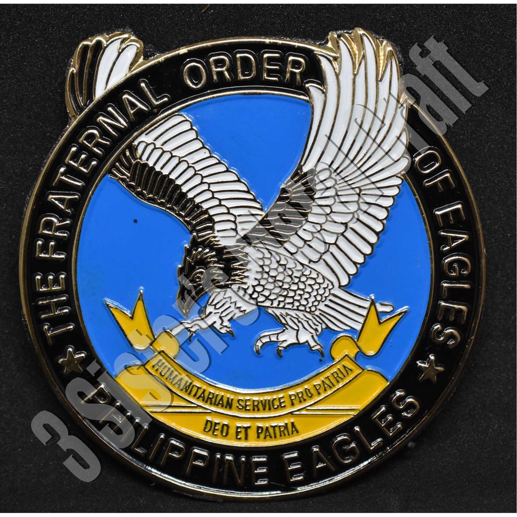 The Fraternal Order of Eagles Car Emblem (TFOE-PE), 3 inch diameter ...