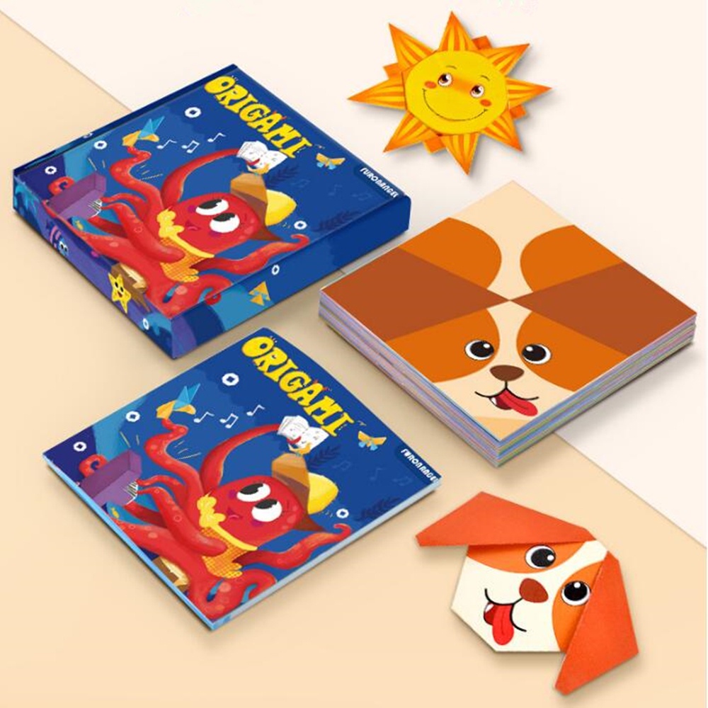 Cartoon Origami Craft Set - 108 Pages Step-by-Step Learning Toy for ...