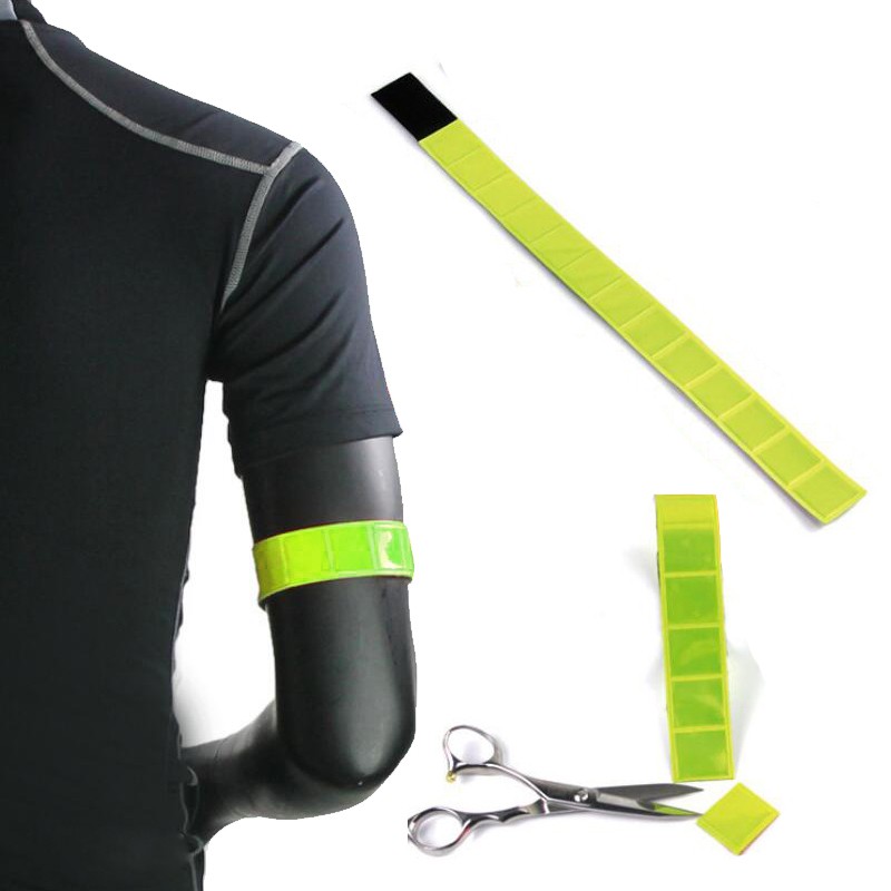 Reflective Arm band Safety Belt Night Run Wrist Ankle Band | Shopee ...